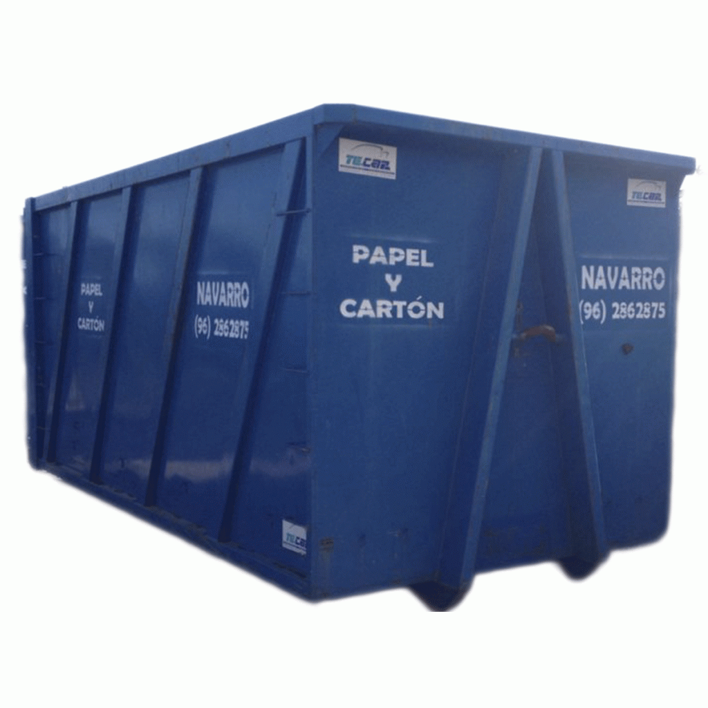 contenedor de escombros 25m3 en gandia – Contenedores Navarro